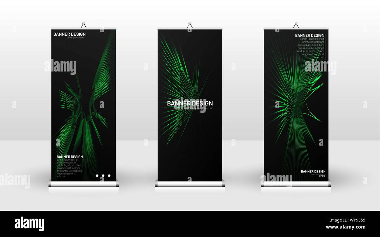 Vertical banner template design. can be used for brochures, covers ...