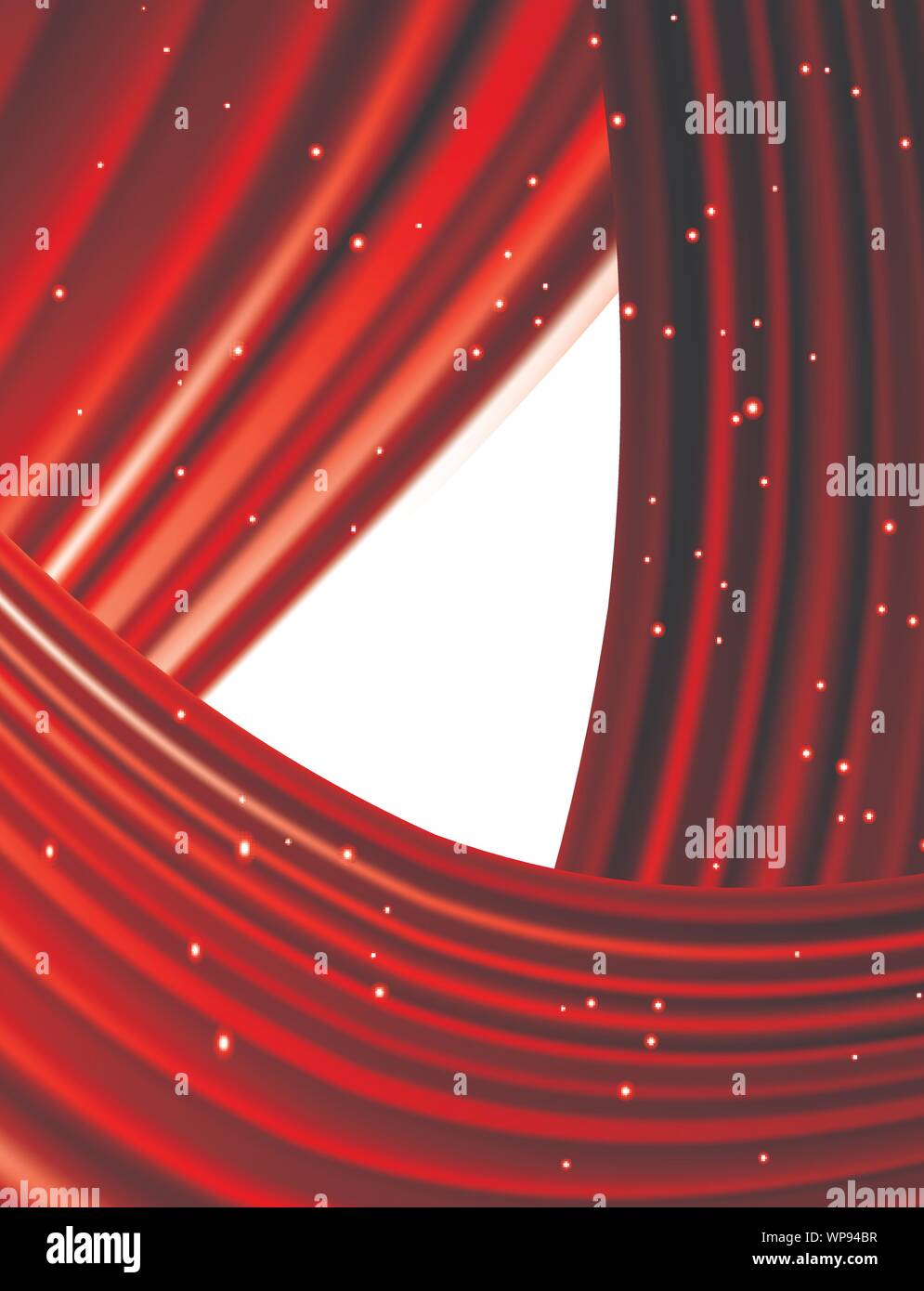 stars are falling on the background of red rays Stock Vector Image ...
