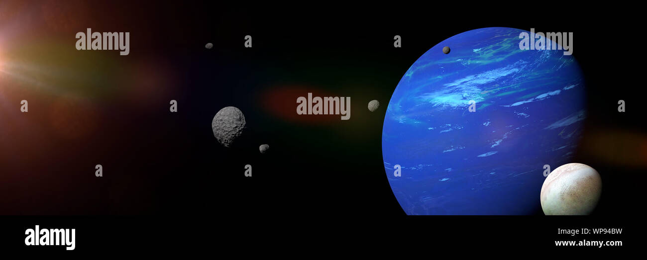 Neptune moons hi-res stock photography and images - Alamy