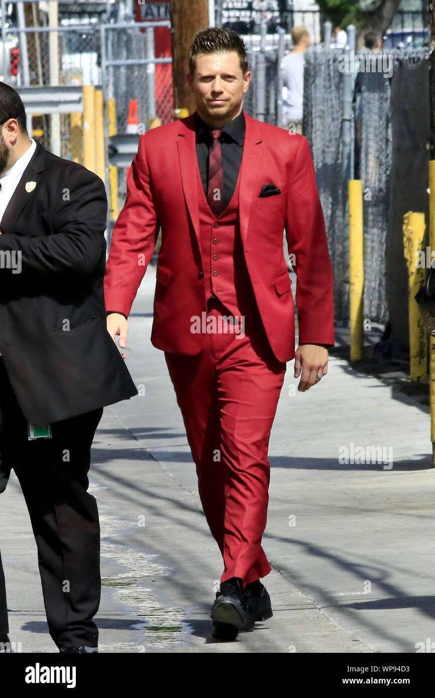 Michael 'The Miz' Mizanin arrives at the El Capitan Entertainment ...