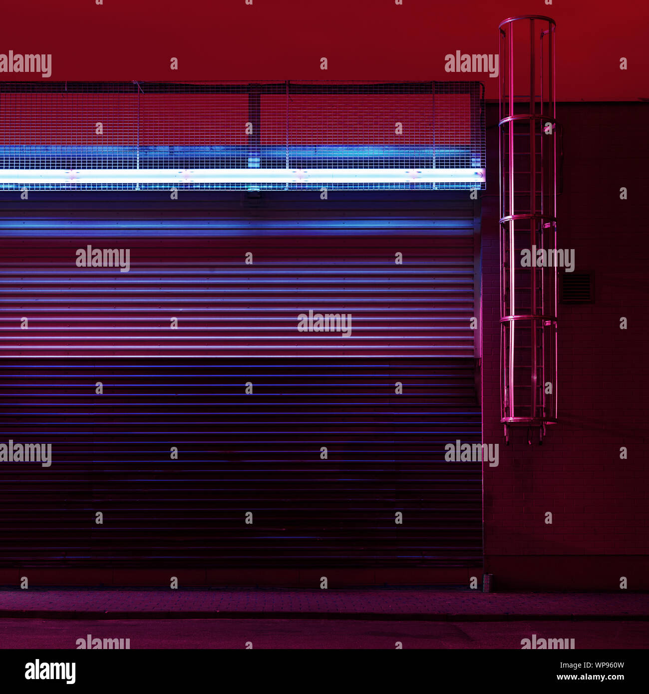 Night scene, dark vivid urban background Stock Photo - Alamy