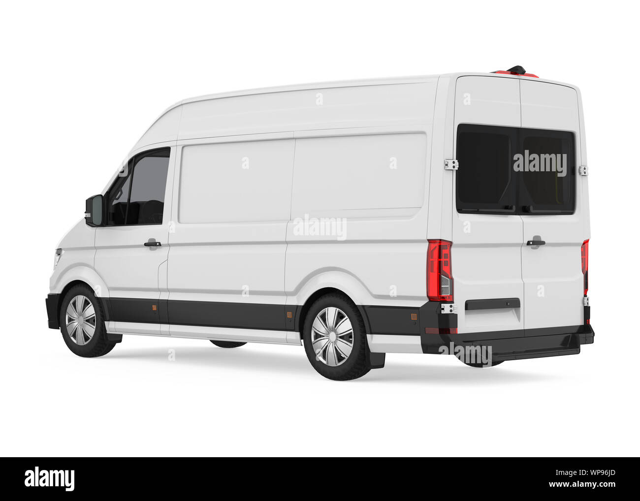 Black delivery van Cut Out Stock Images & Pictures - Alamy