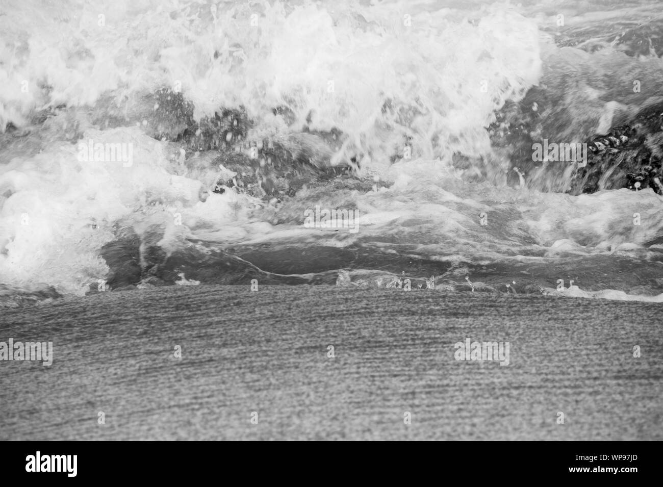 Strong tidal current Black and White Stock Photos & Images - Alamy