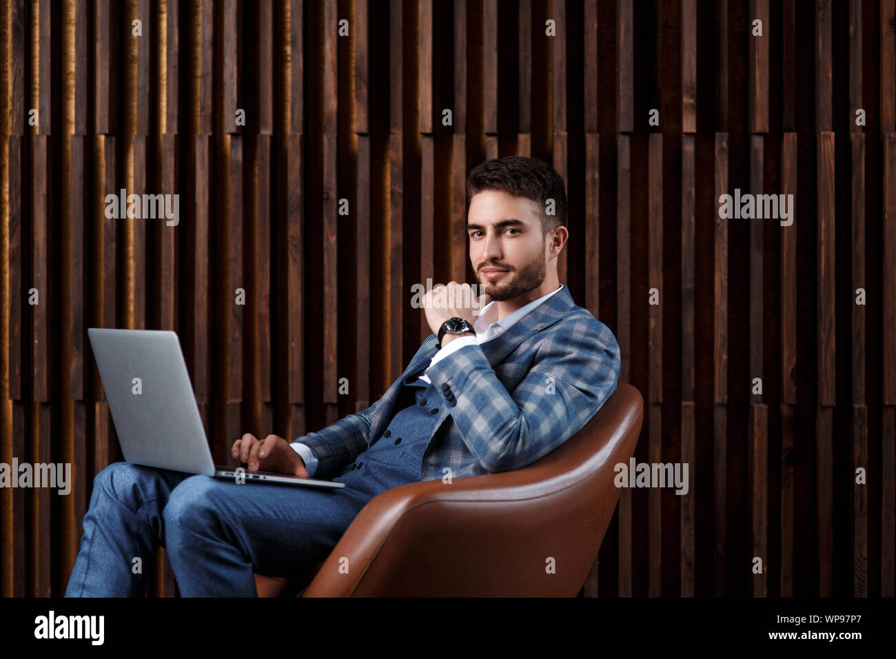 Person working on computer behind hi-res stock photography and images ...