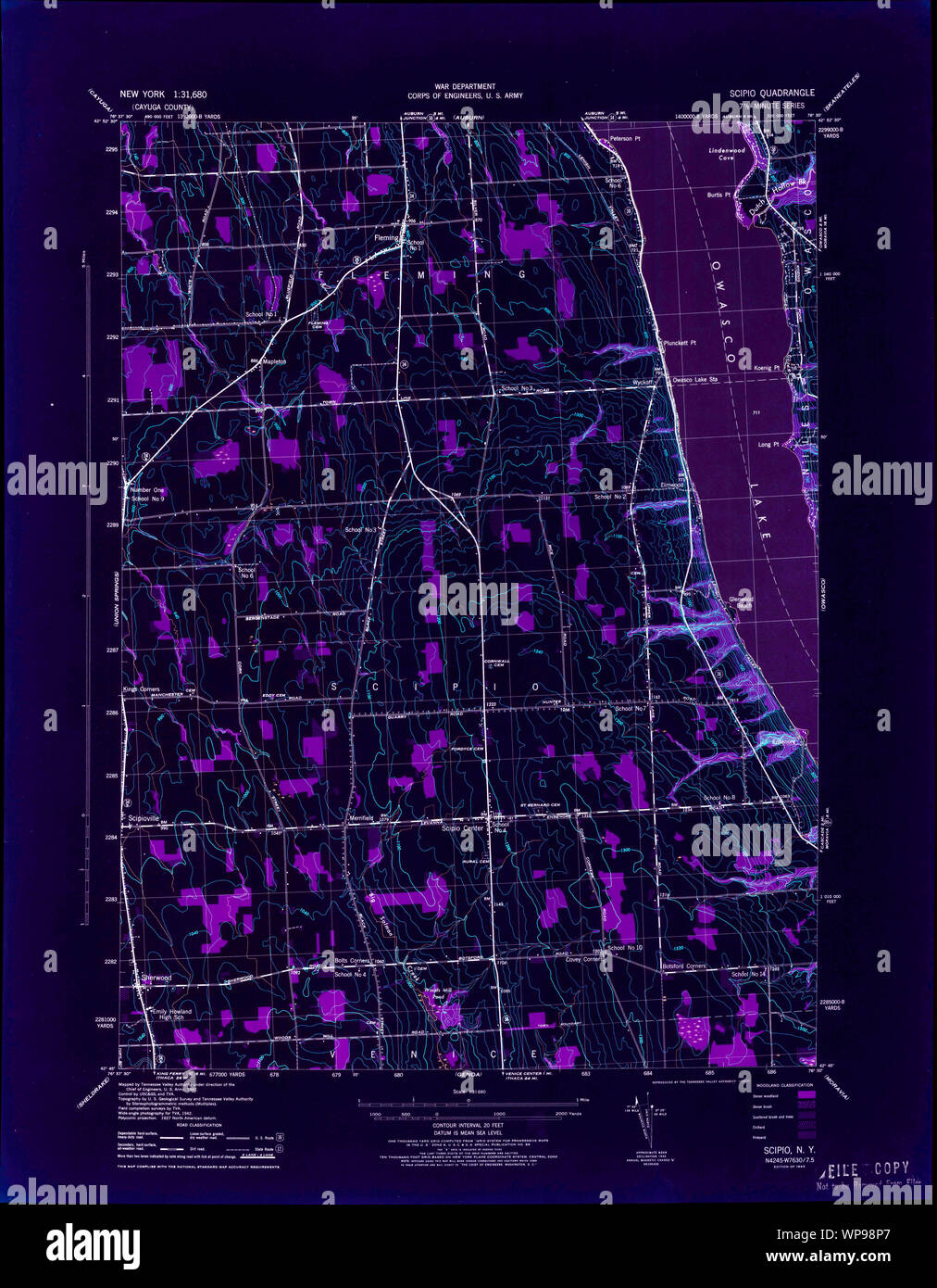 New York NY Scipio 136291 1943 31680 Inverted Restoration Stock Photo ...