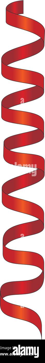 Long flowing red tape for festivities vector Stock Vector Image & Art ...