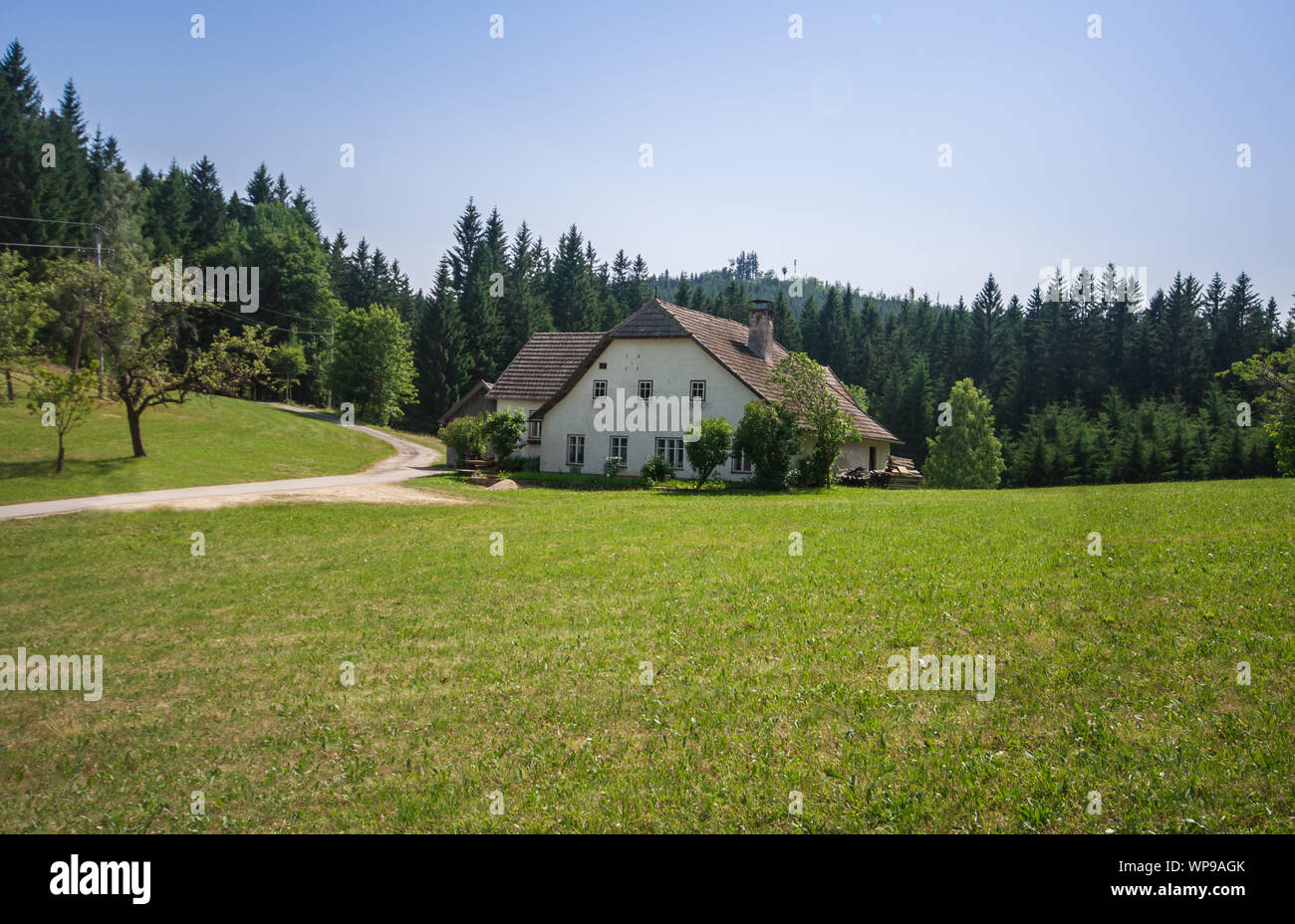 Typical old farmhouse in the Waldviertel, Austria Stock Photo - Alamy