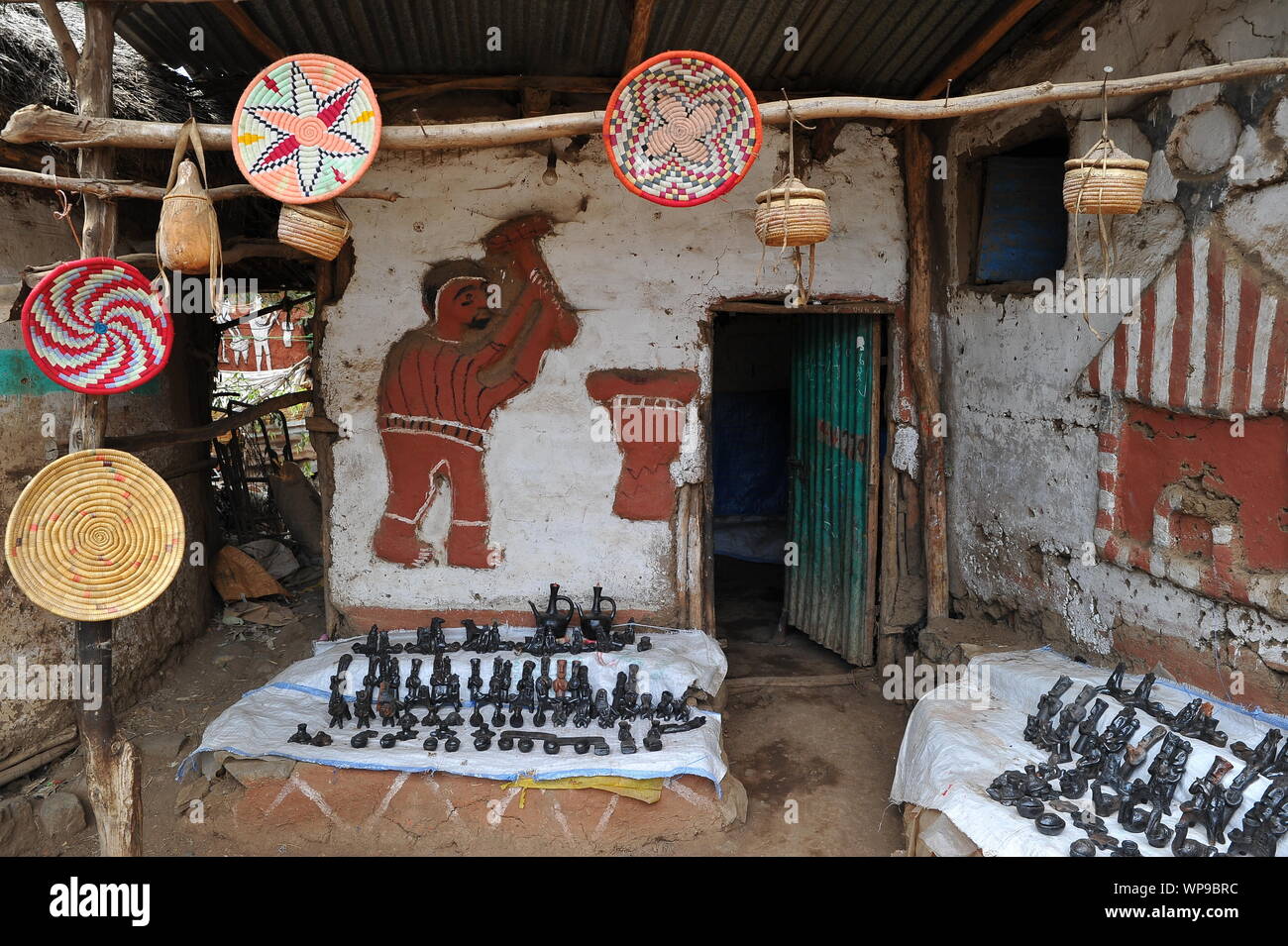 The Falasha village in Ethiopia Stock Photo - Alamy