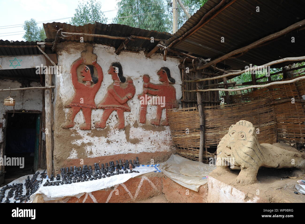 The Falasha village in Ethiopia Stock Photo - Alamy