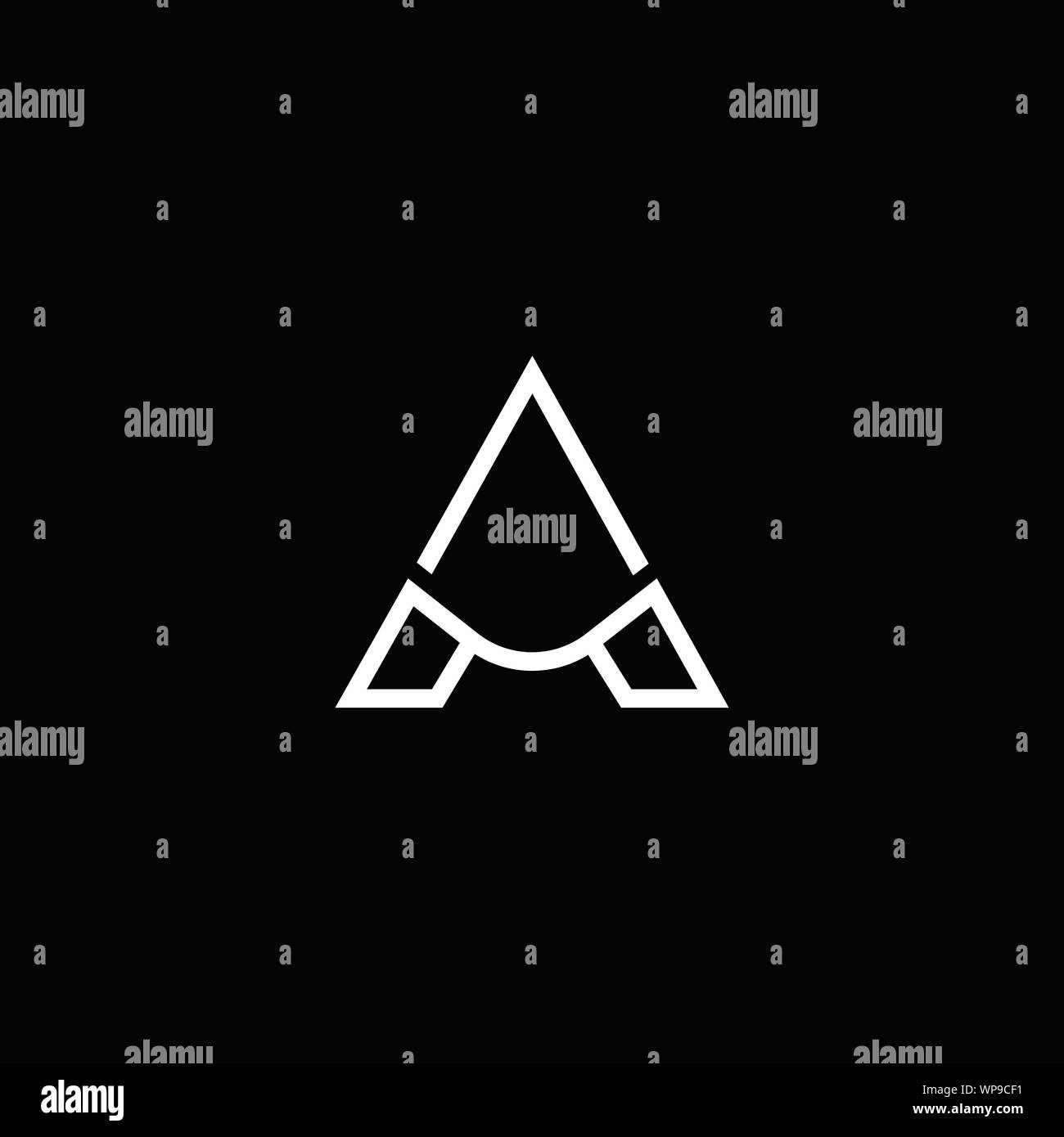 Initial letter aa hi-res stock photography and images - Alamy