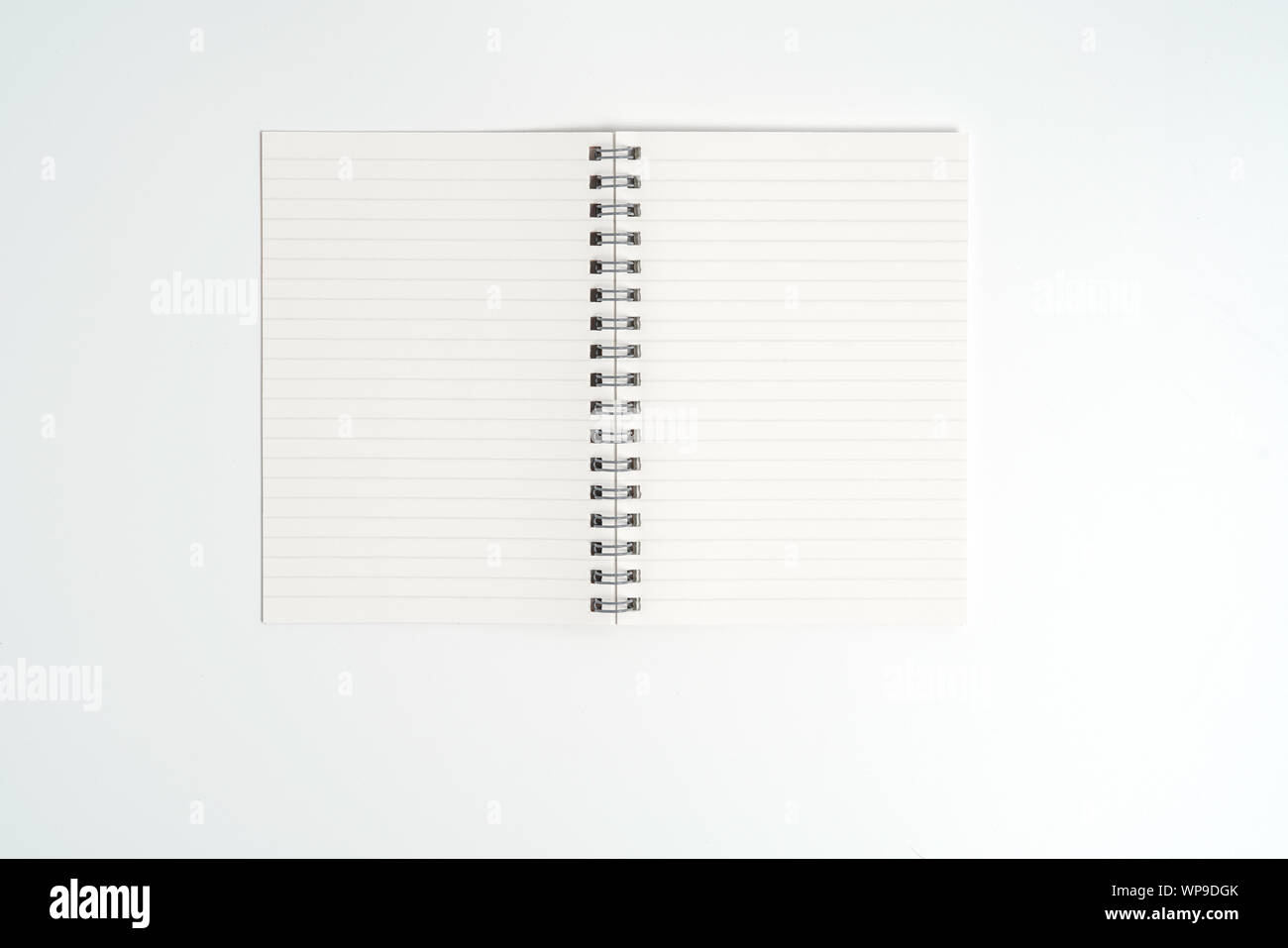 blank realistic spiral notebook isolated on white background Stock ...