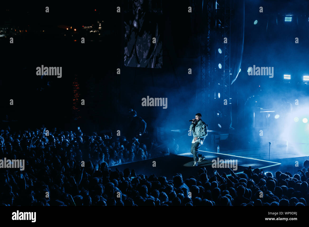 Stavanger, Norway. 23rd, August 2019. The Norwegian rap duo Karpe ...