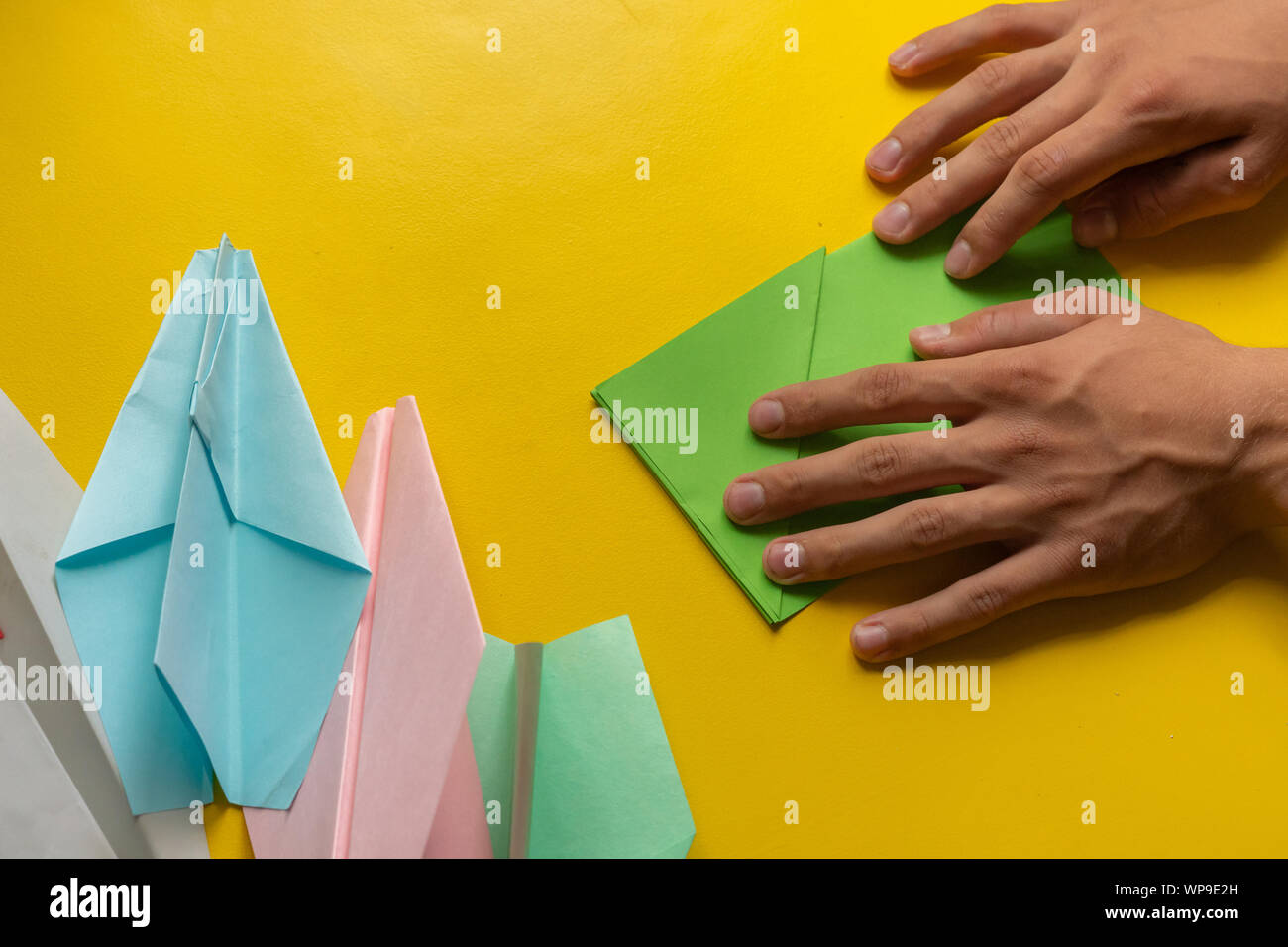 Origami instructions hi-res stock photography and images - Alamy