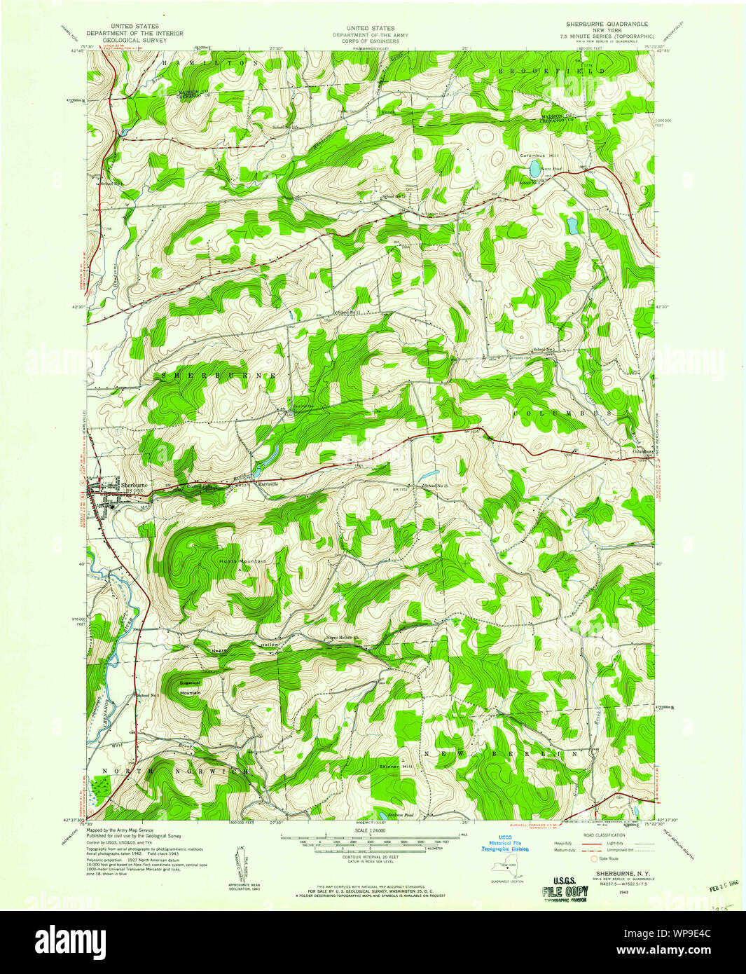 Sherburne map hi-res stock photography and images - Alamy