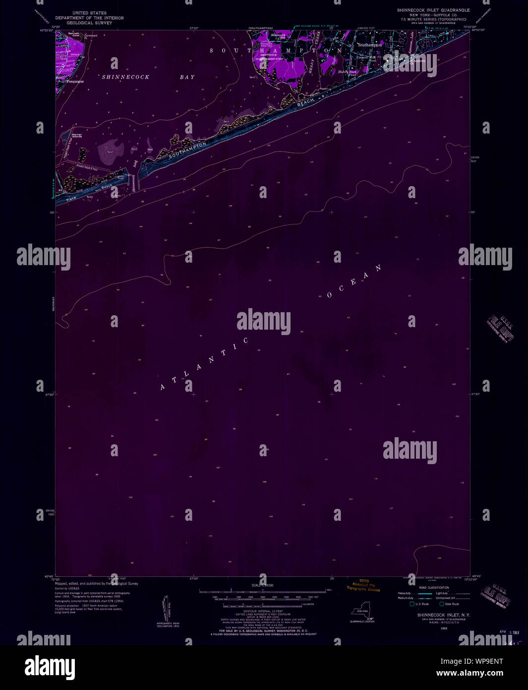 Map of inlet new york hi-res stock photography and images - Alamy