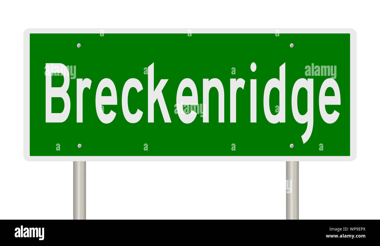Breckenridge sign hi-res stock photography and images - Alamy