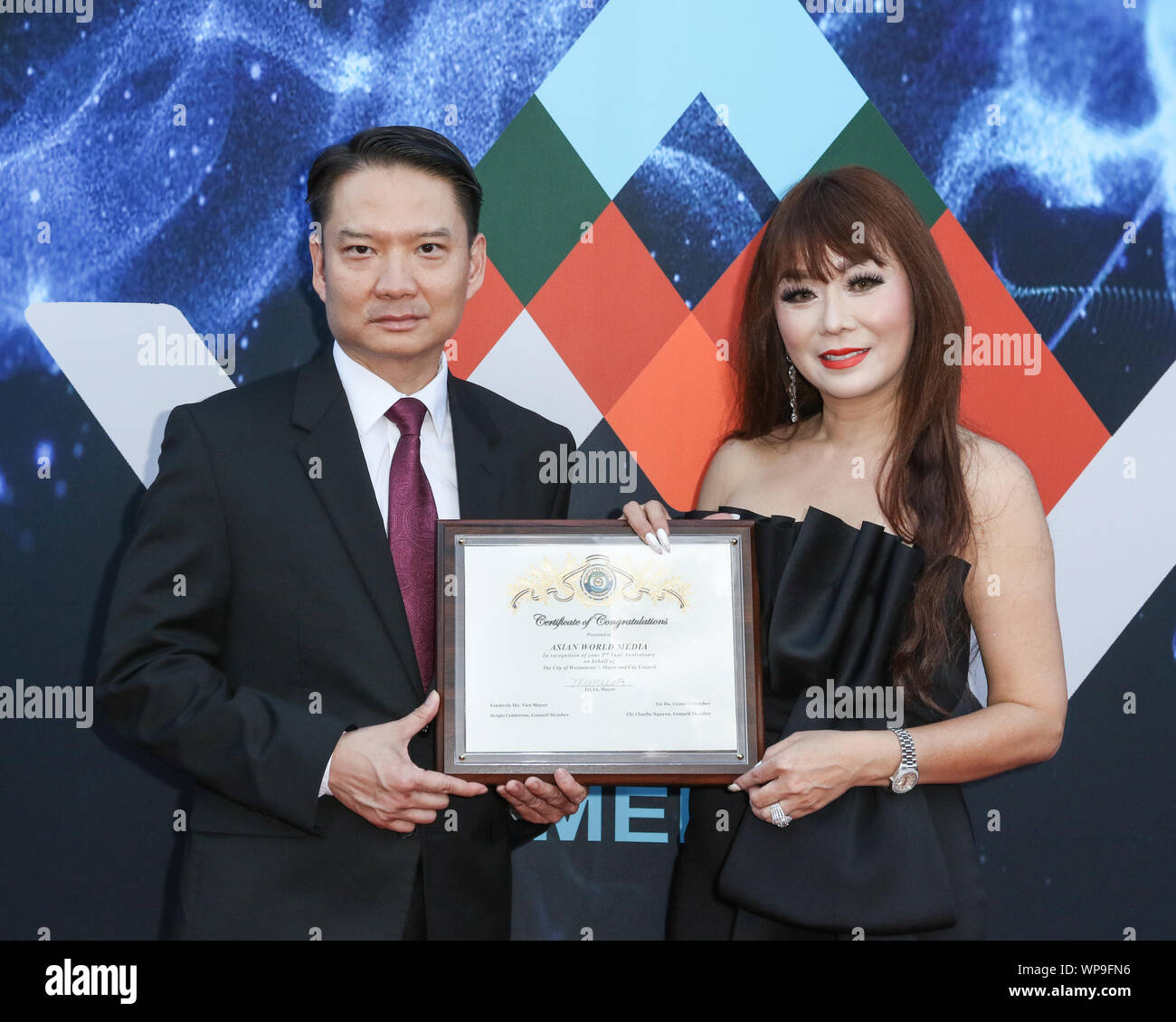 Westminister, California, USA. 6th September, 2019. CEO/founder Dr. Sam ...