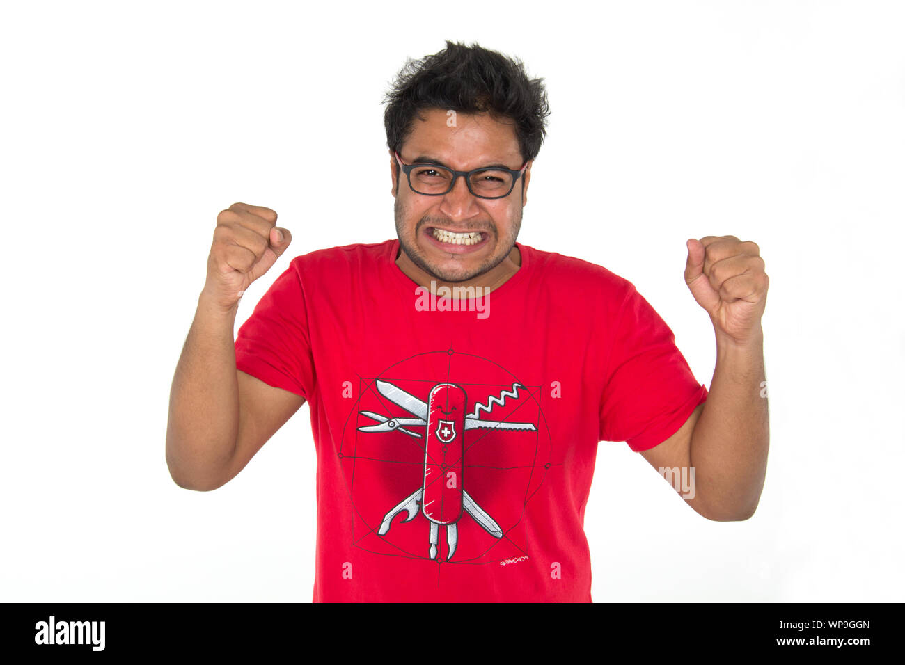 Clenching teeth hi-res stock photography and images - Alamy