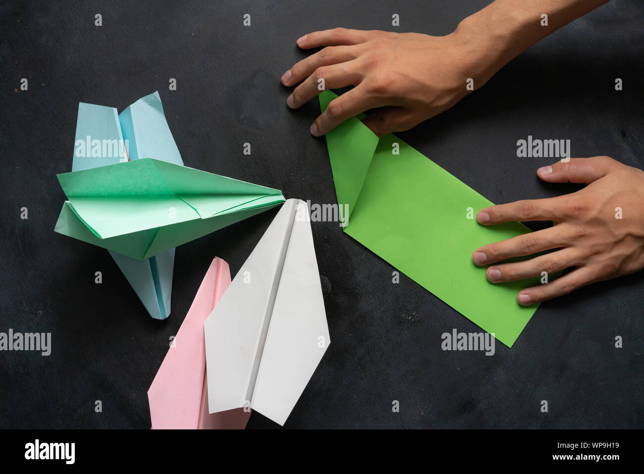 Cool Paper Airplane Colors