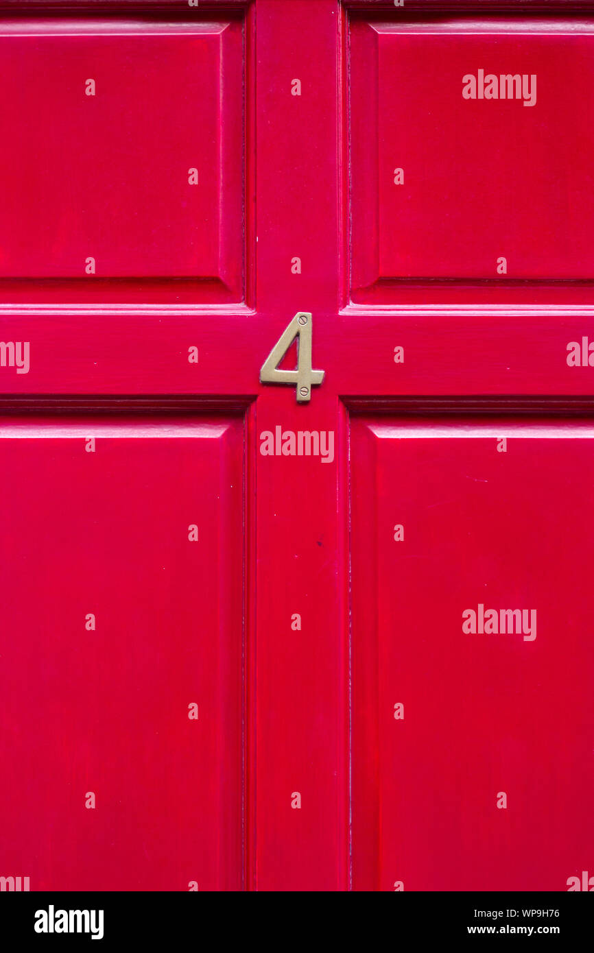 Number 4 door hi-res stock photography and images - Alamy