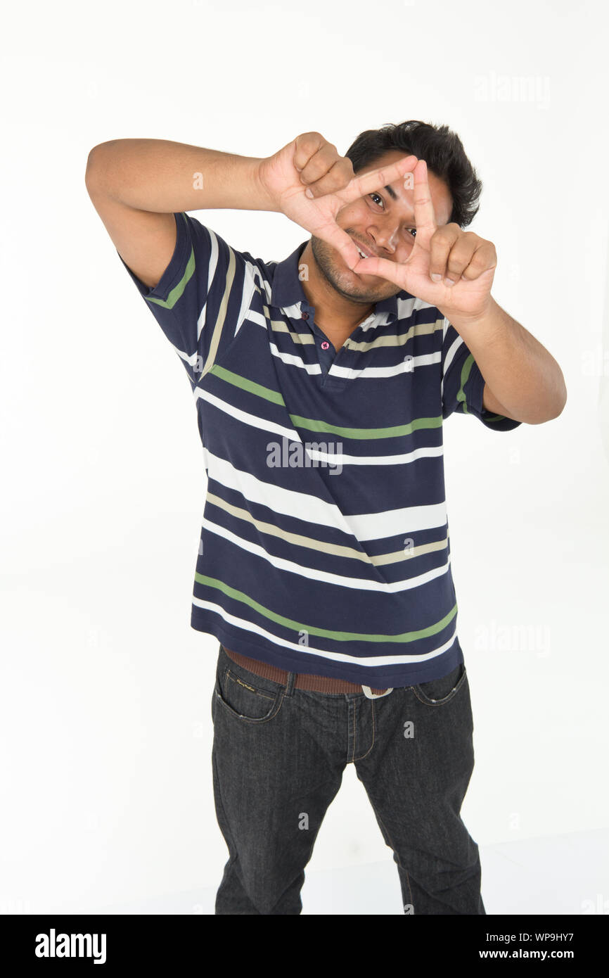 Finger framing frame hi-res stock photography and images - Alamy