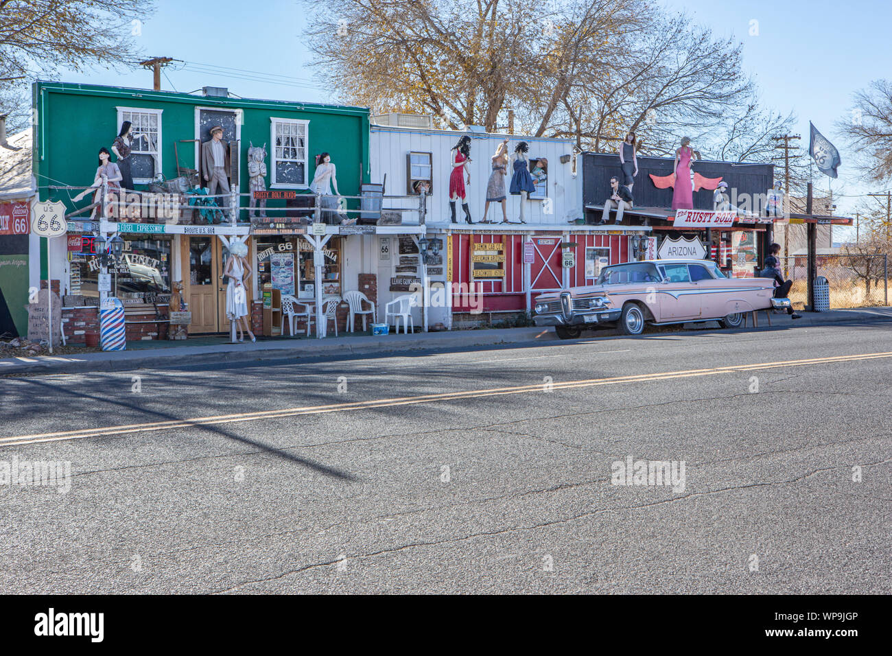Mannequins in Seligman, Arizona Stock Photo - Alamy