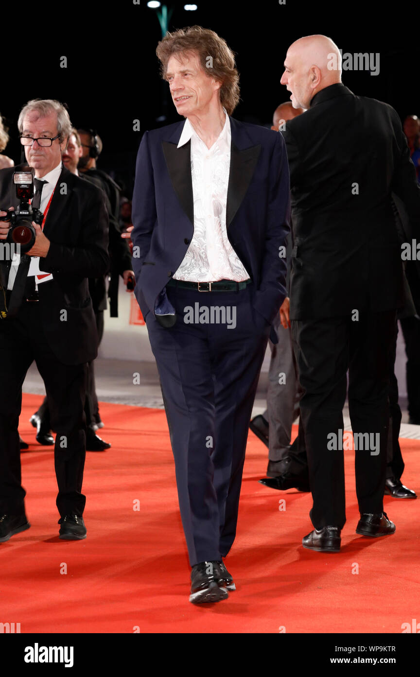 Mick Jagger attending the 'The Burnt Orange Heresy' premiere during the ...