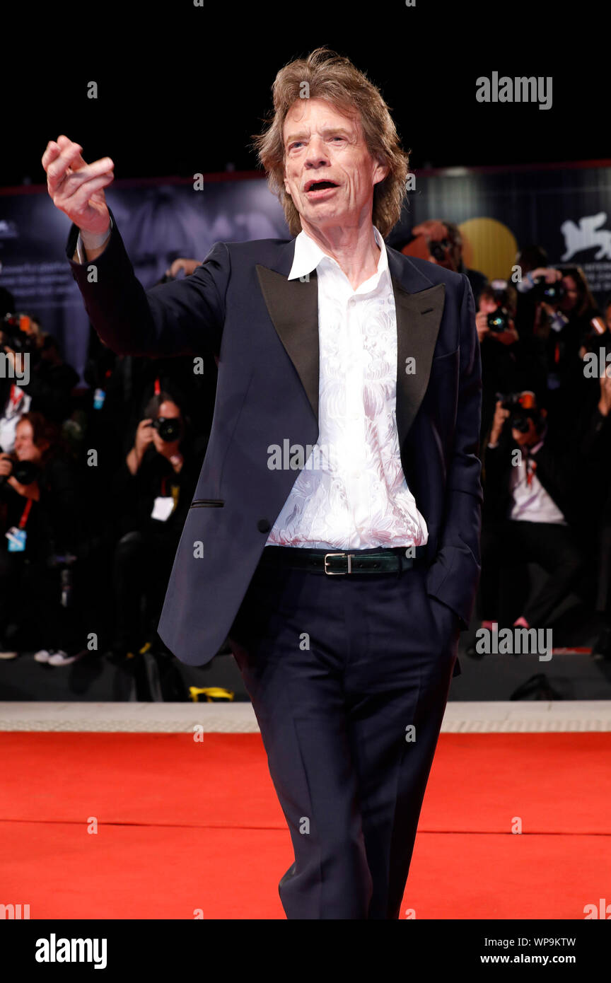 Mick Jagger attending the 'The Burnt Orange Heresy' premiere during the ...