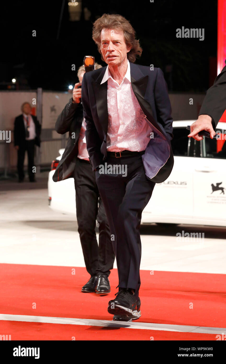 Mick Jagger attending the 'The Burnt Orange Heresy' premiere during the ...