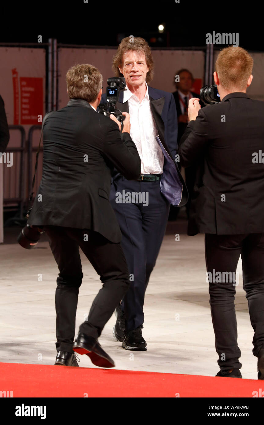 Mick Jagger attending the 'The Burnt Orange Heresy' premiere during the ...