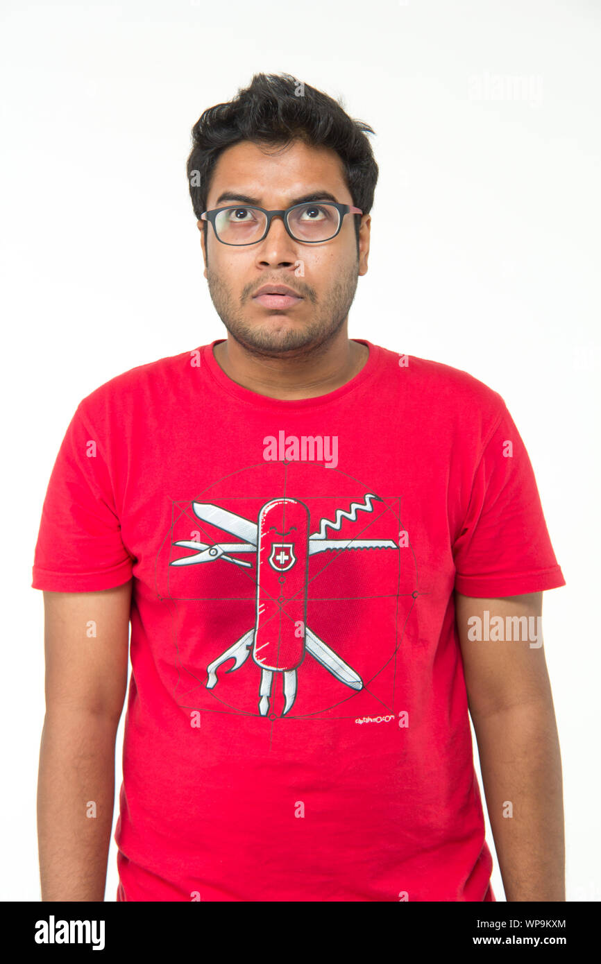 Scared young man hi-res stock photography and images - Alamy