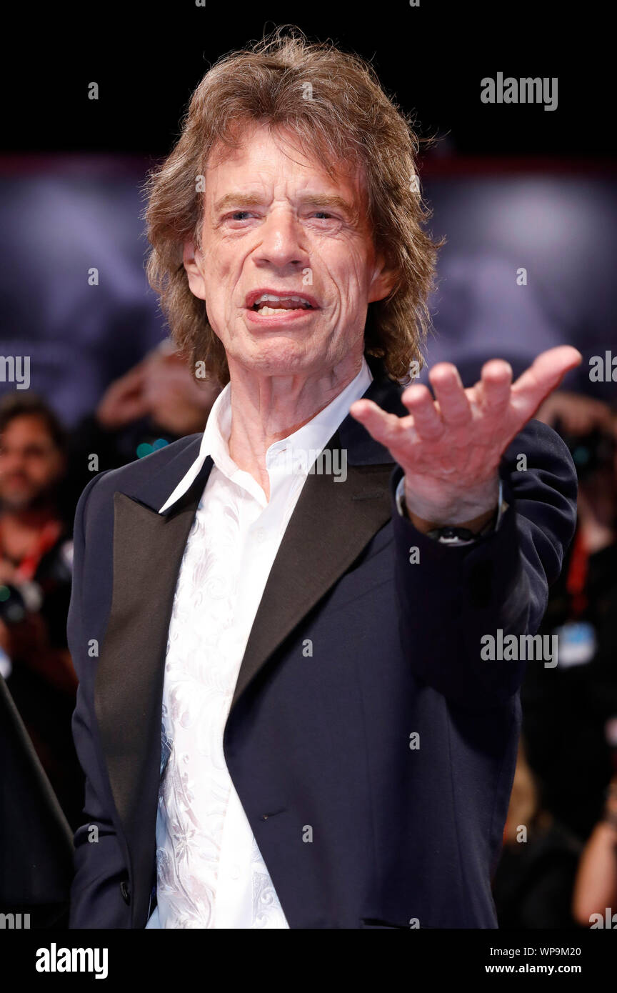 Mick Jagger attending the 'The Burnt Orange Heresy' premiere during the ...