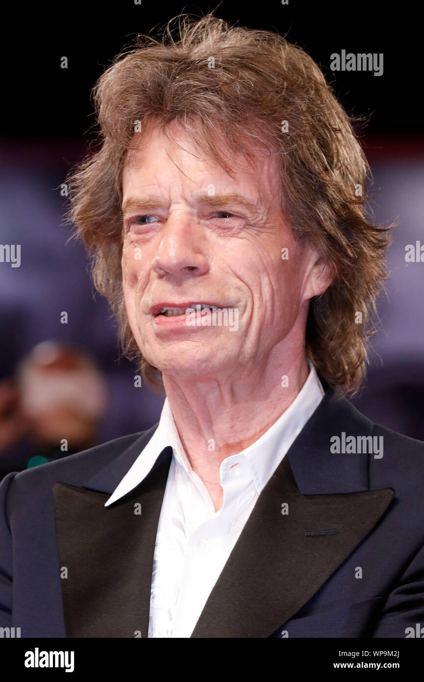 Mick Jagger attending the 'The Burnt Orange Heresy' premiere during the ...