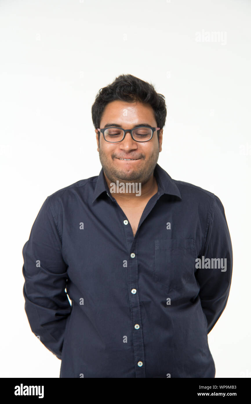 Young man making a face Stock Photo - Alamy