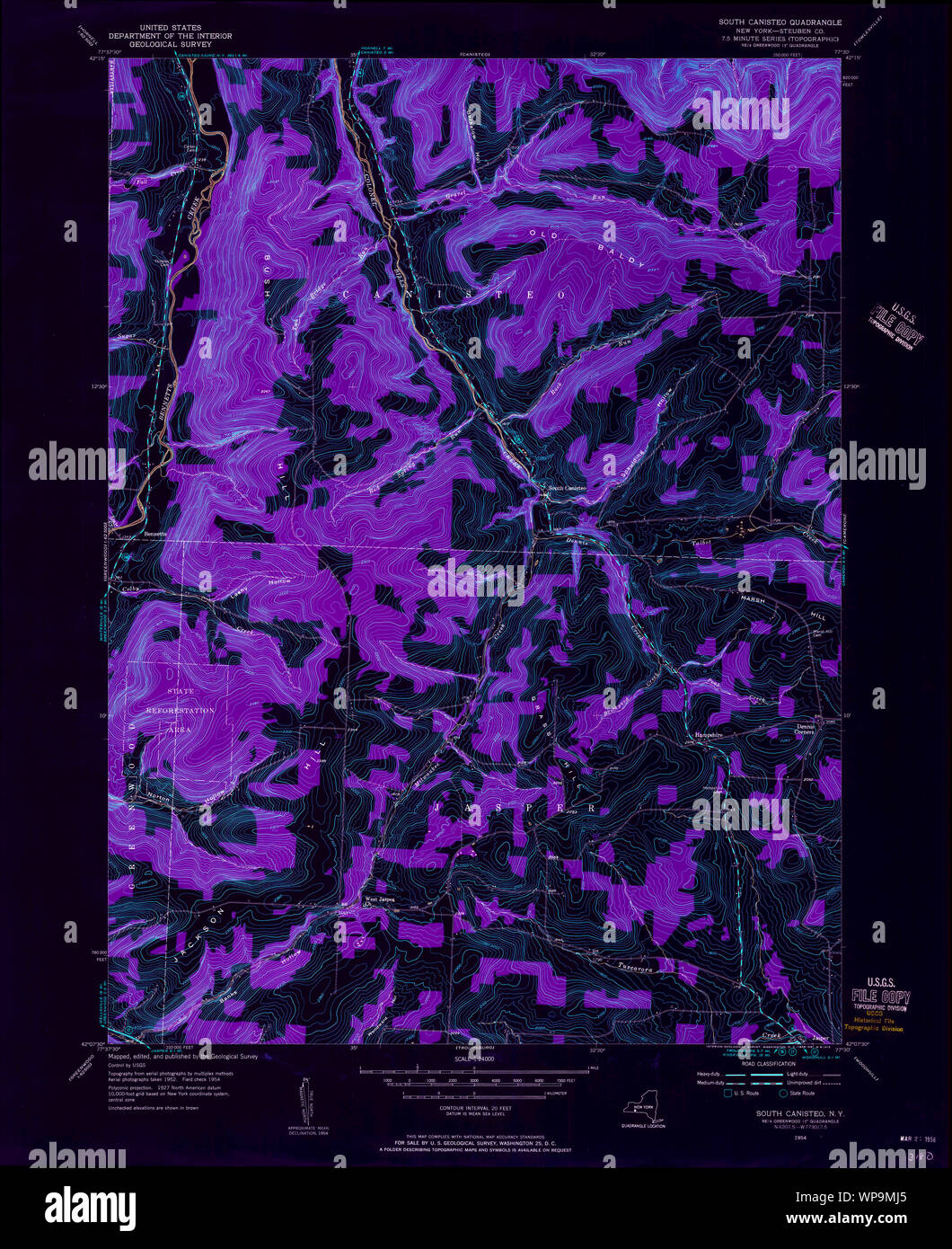 Map of canisteo hi-res stock photography and images - Alamy