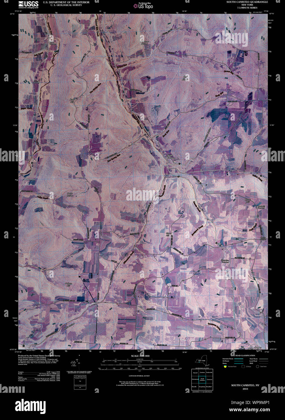 Map of canisteo hi-res stock photography and images - Alamy