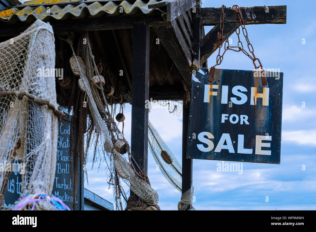 Fishmonger signs hi-res stock photography and images - Alamy