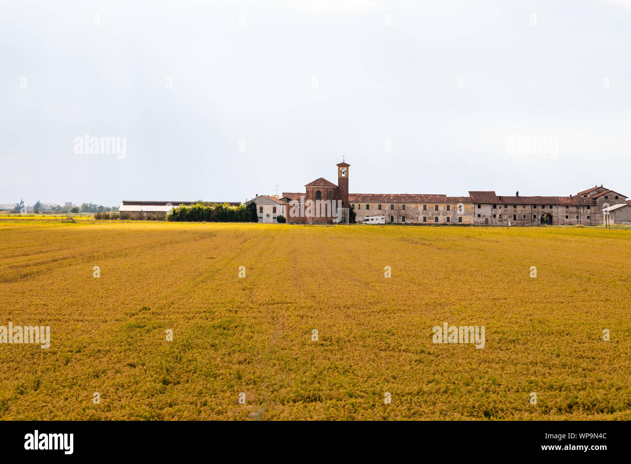 Glimpses of the Novara countryside, Novara, Piedmont, Italy Stock Photo ...