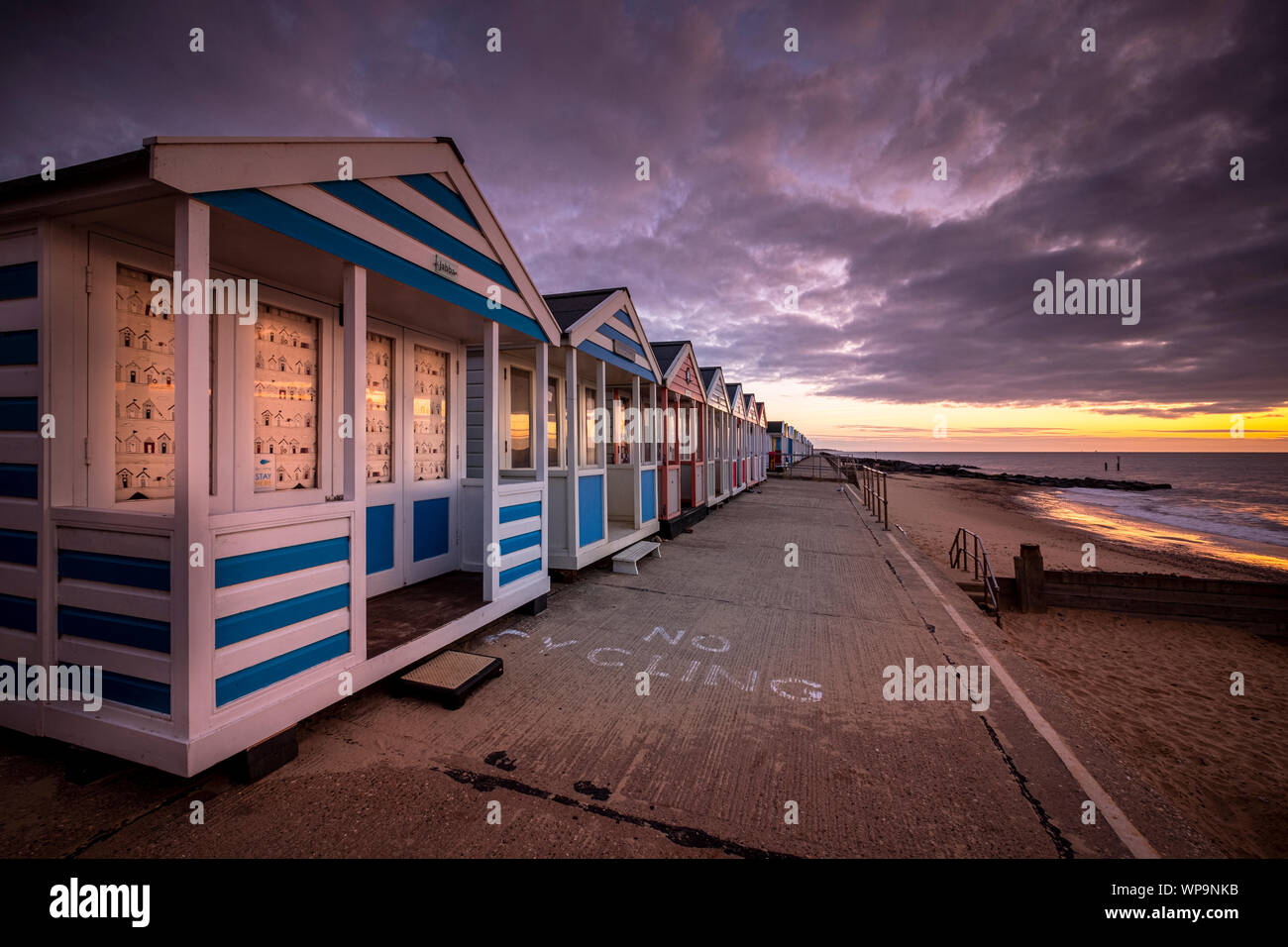 Promenade huts hi-res stock photography and images - Alamy