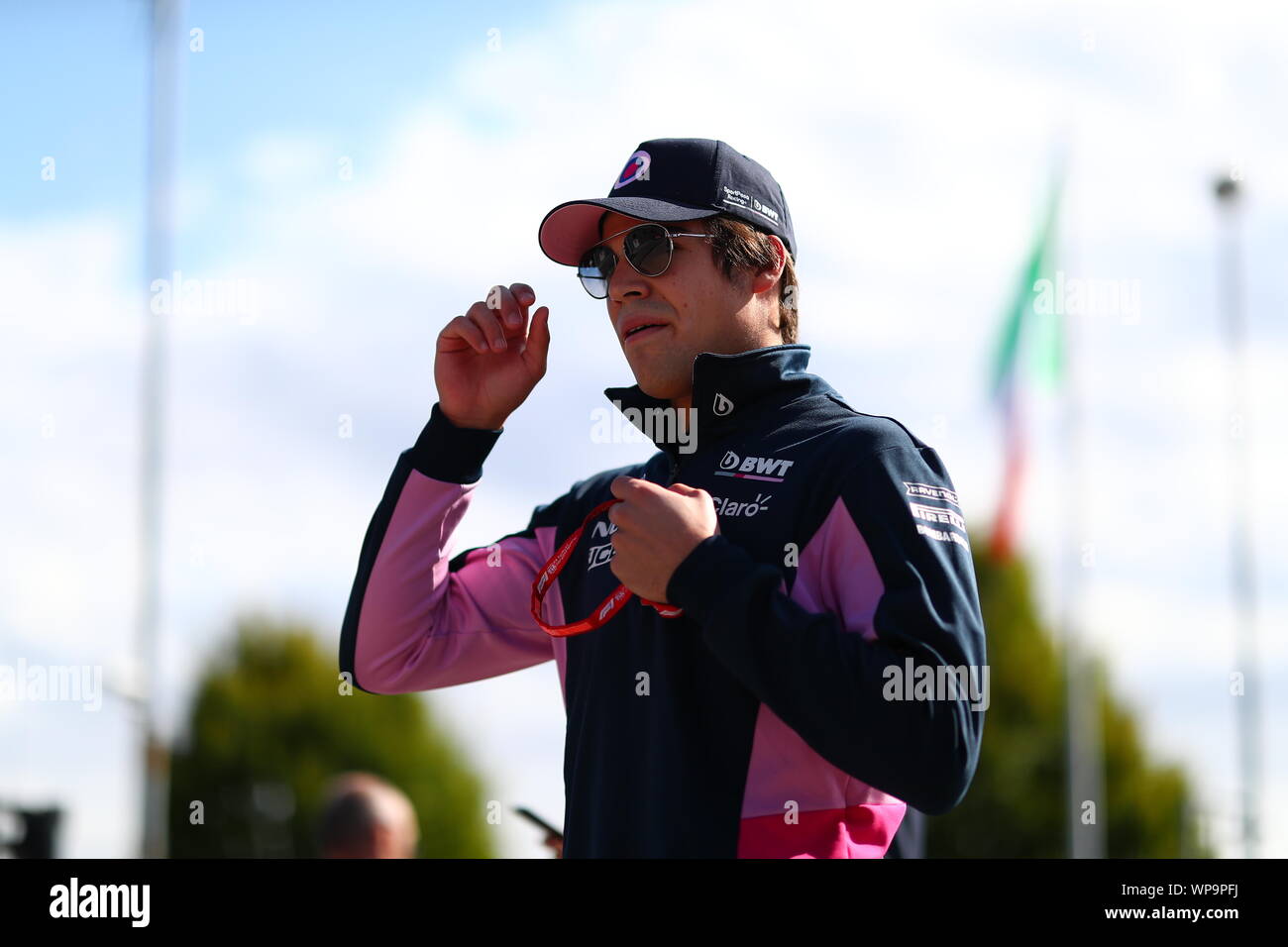 Racing point lance stroll hi-res stock photography and images - Alamy