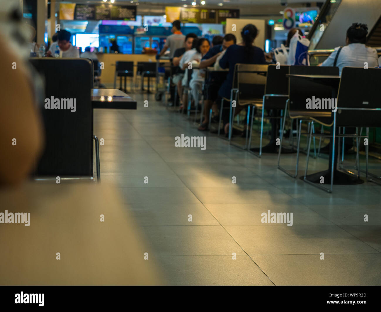 Food court design hi-res stock photography and images - Alamy