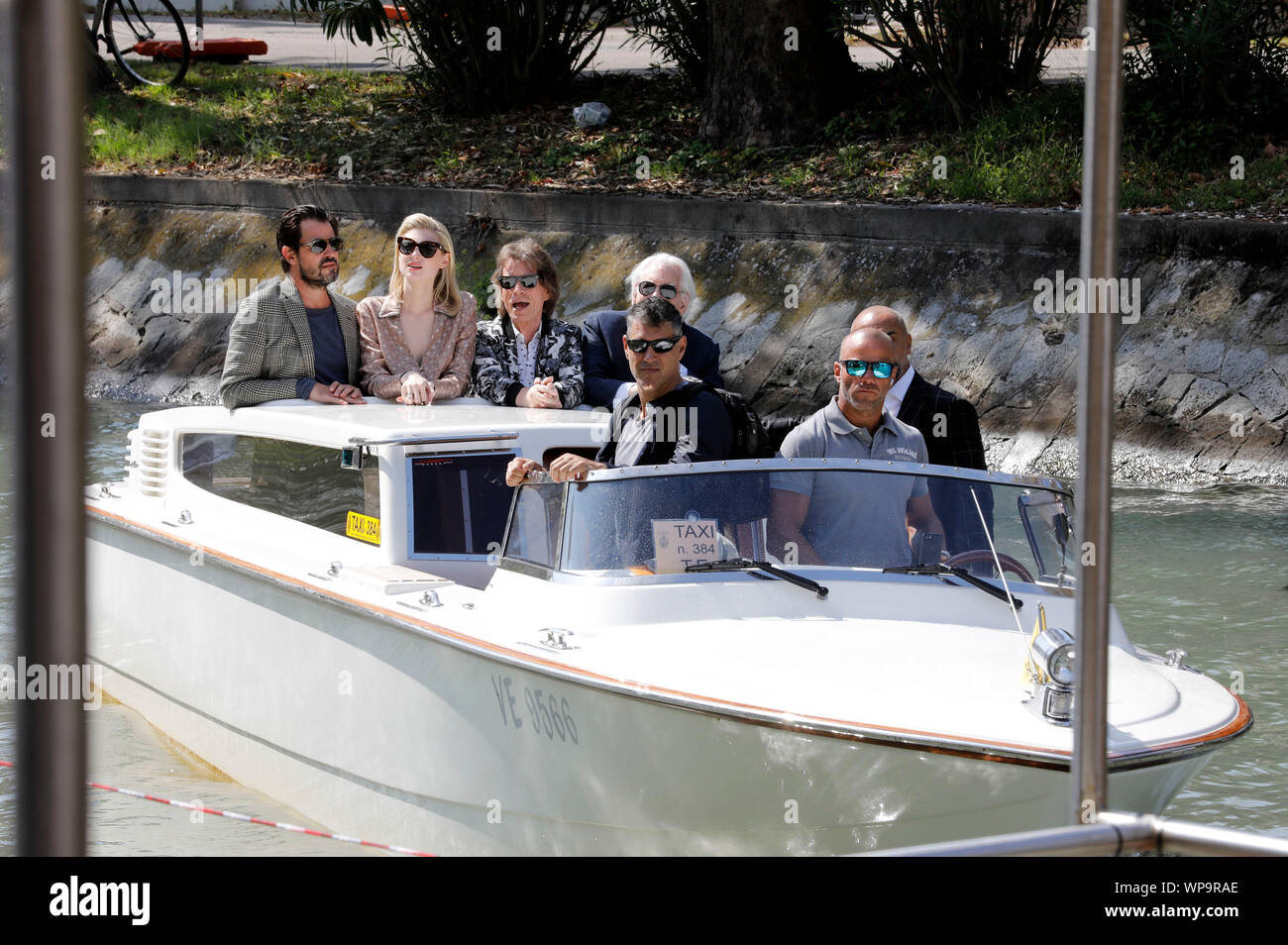 Venice, Italy. 07th Sep, 2019. Claes Bang, Elizabeth Debicki, Mick ...