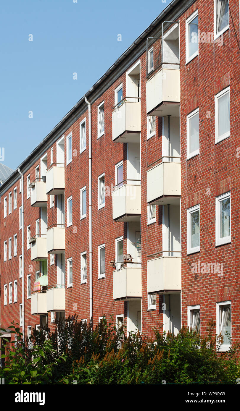 Monotone residential buildings from Bakstein, multi-family homes ...