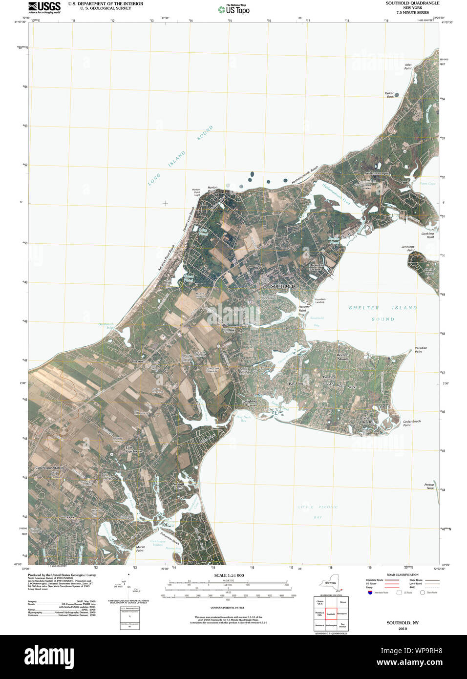 Southold New York Map