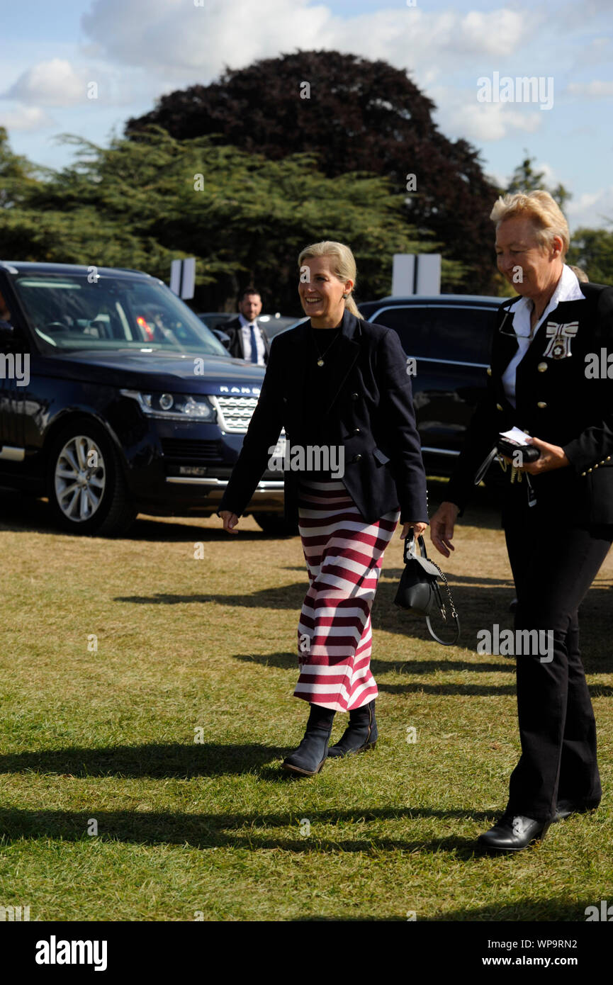 Lady louise windsor land rover burghley horse trials hi-res stock ...