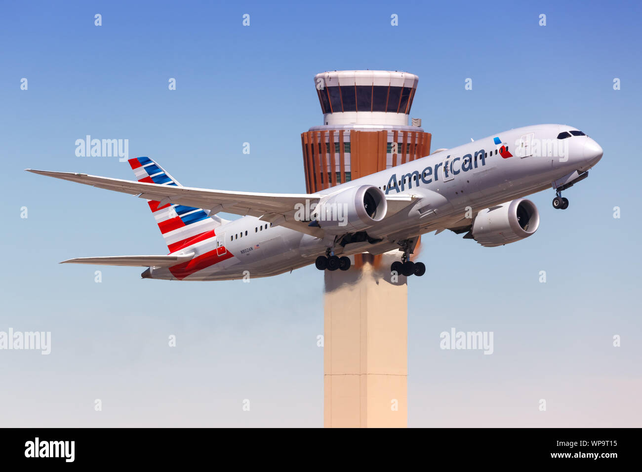 Phoenix, Arizona – April 8, 2019: American Airlines Boeing 787-8 ...
