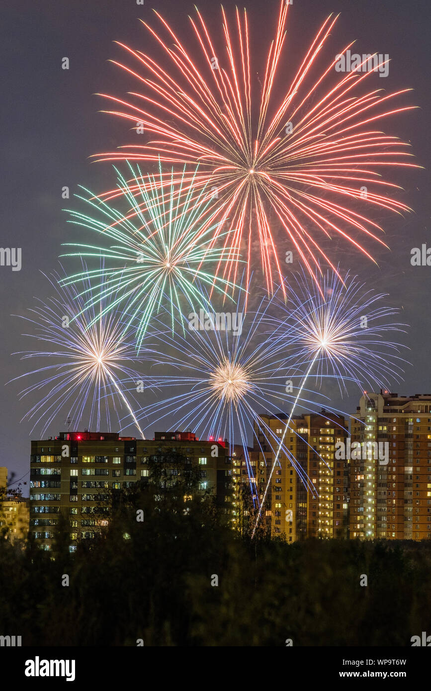 Fireworks festival in moscow hi-res stock photography and images - Alamy