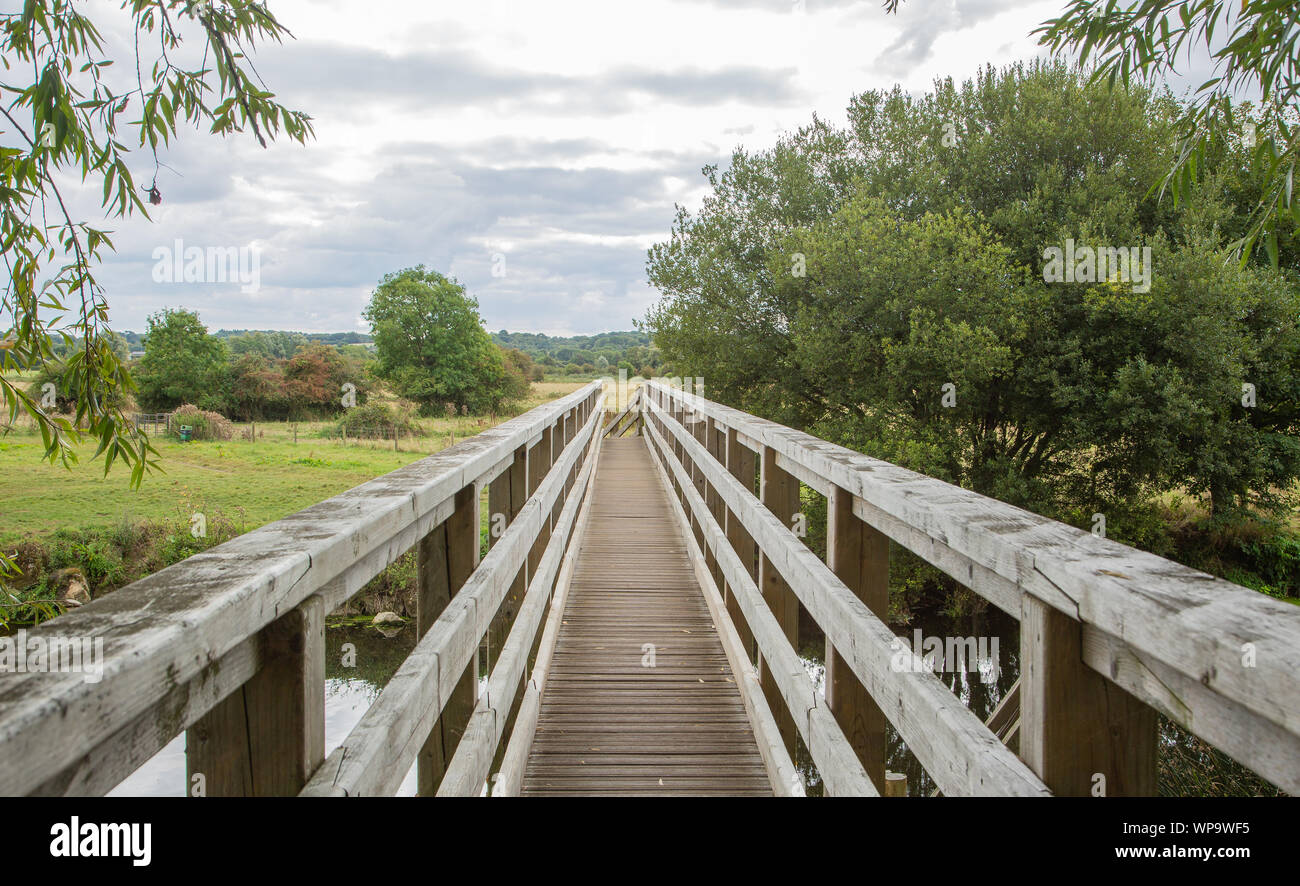 Eye Bridge Wimborne Dorset UK Stock Photo - Alamy