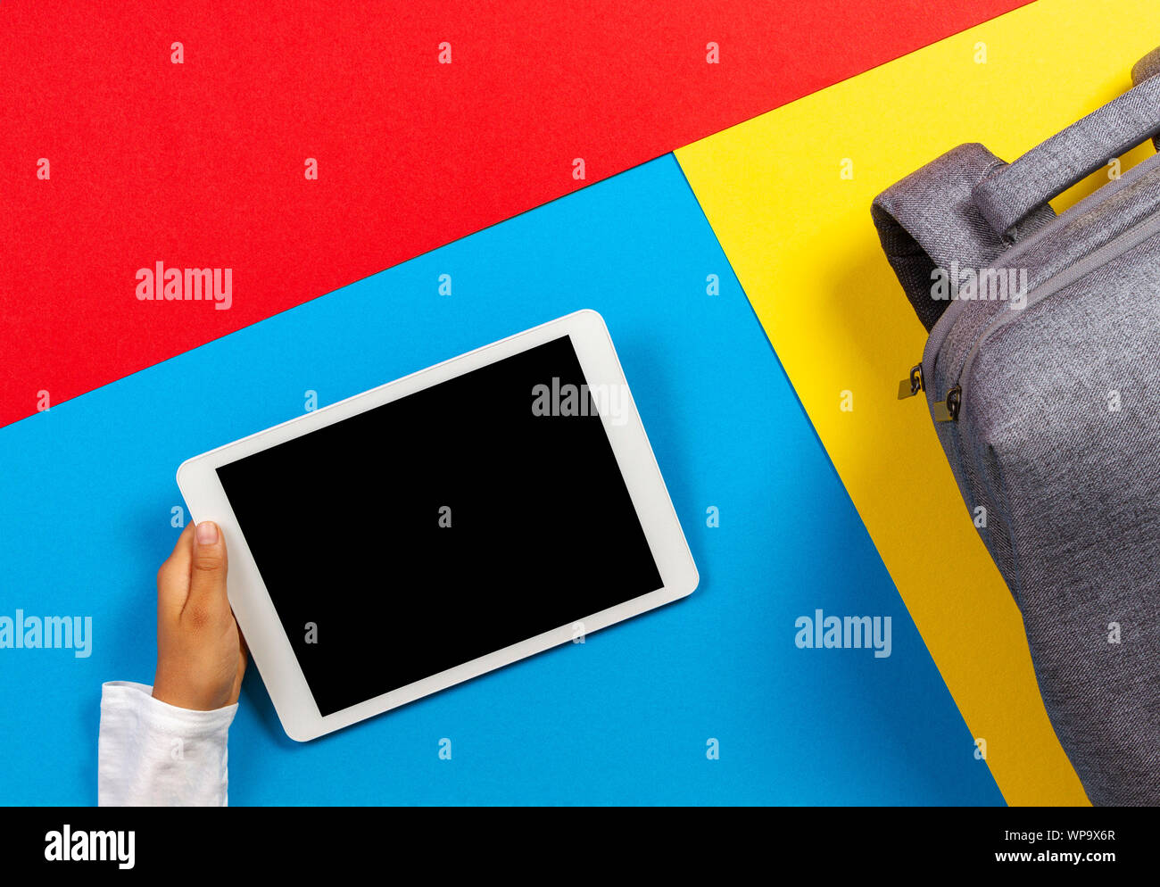 Child computer back view school hi-res stock photography and images - Alamy