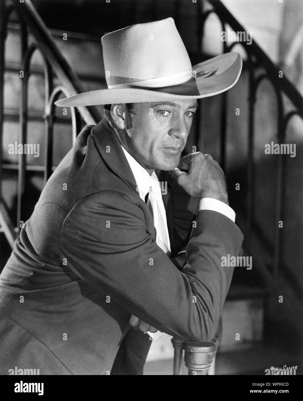 GARY COOPER publicity portrait for SARATOGA TRUNK 1945 director Sam ...